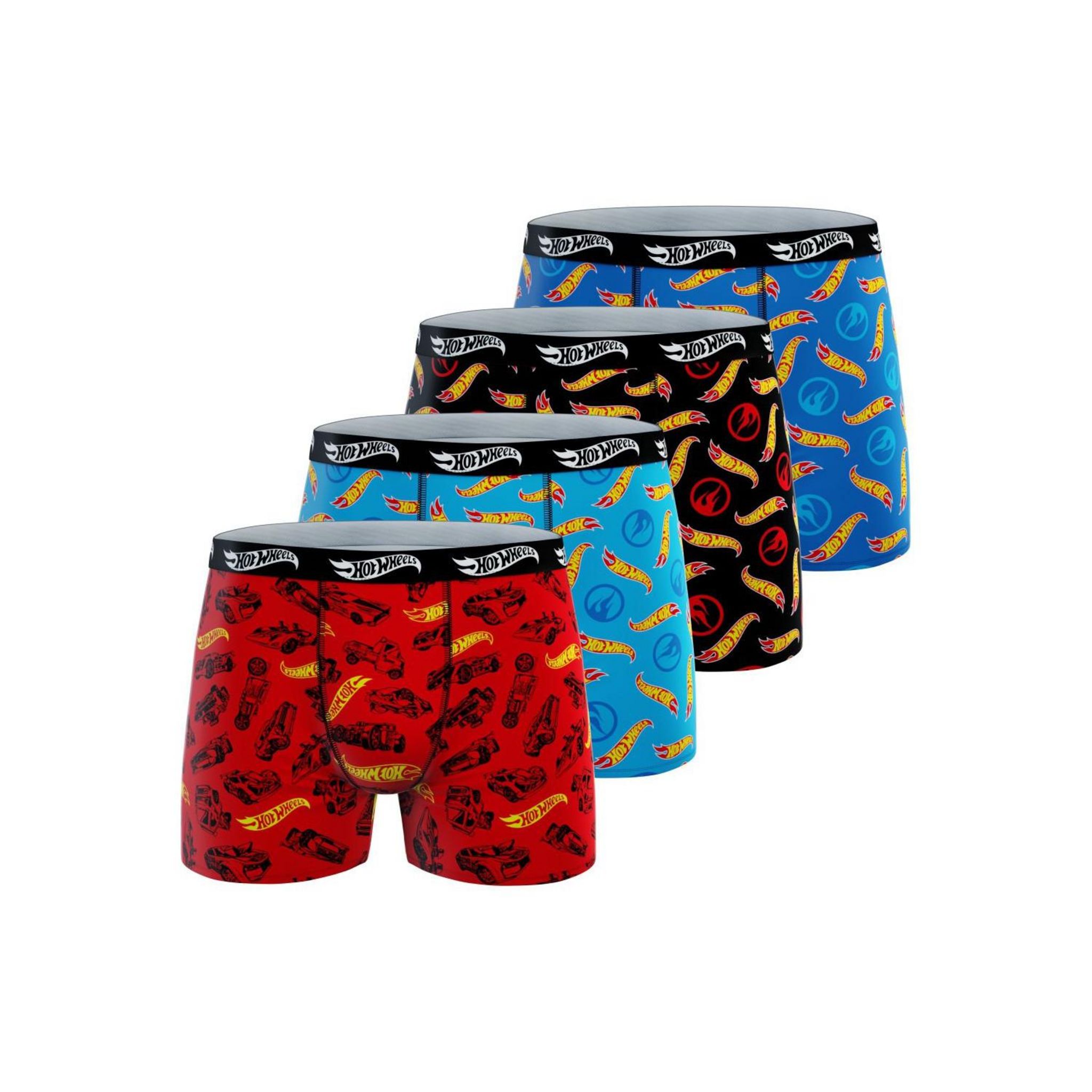 Hot Wheels Lot de 4 boxers enfant Hot Wheels pas cher - Auchan.fr