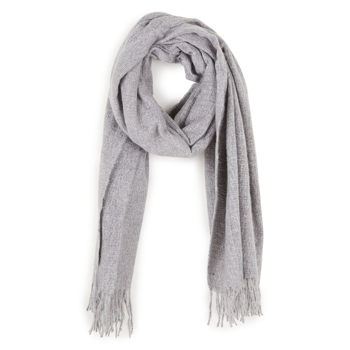 INEXTENSO Echarpe grise femme pas cher - Auchan.fr