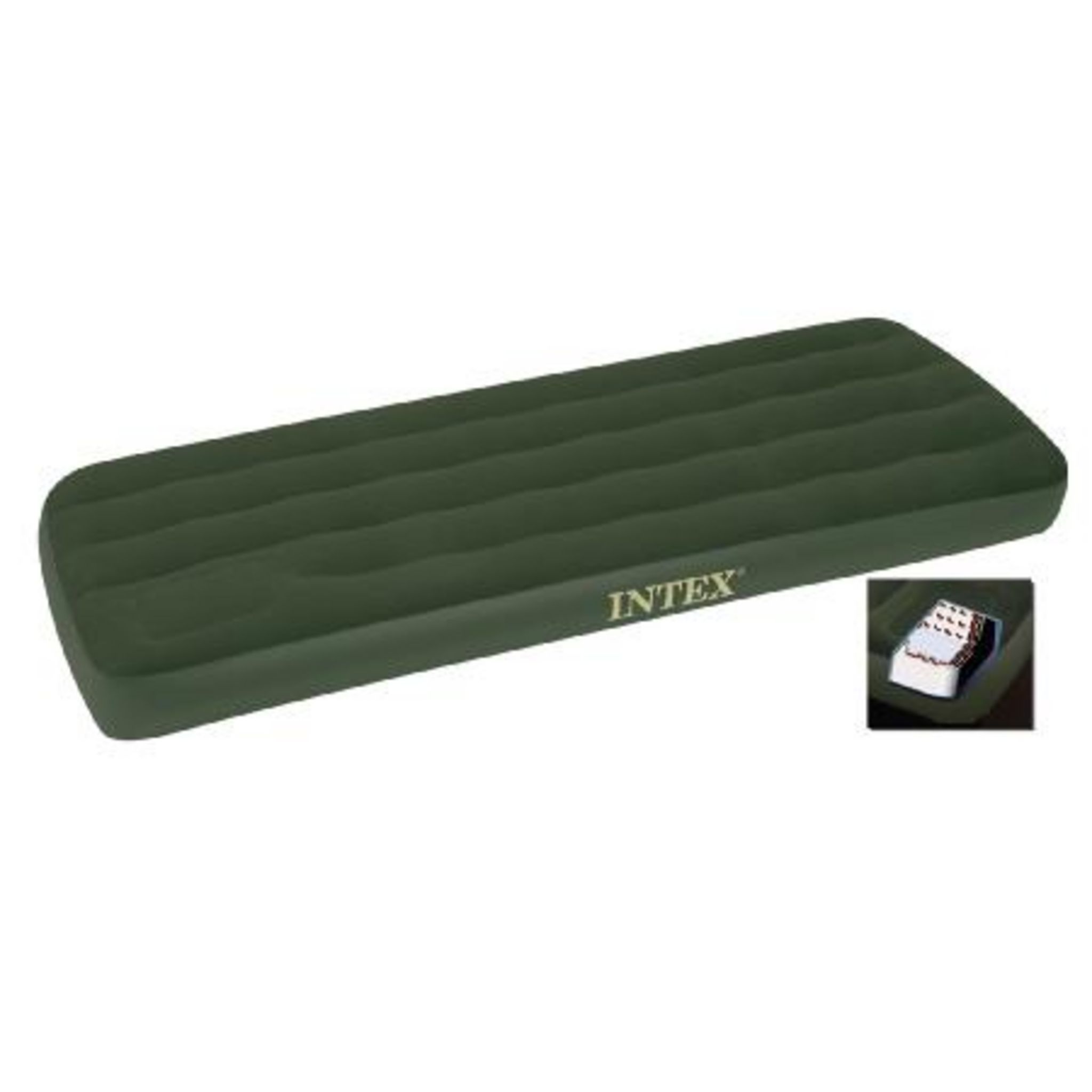 Intex Matelas gonflable 1 personne AIRBED pas cher - Auchan.fr