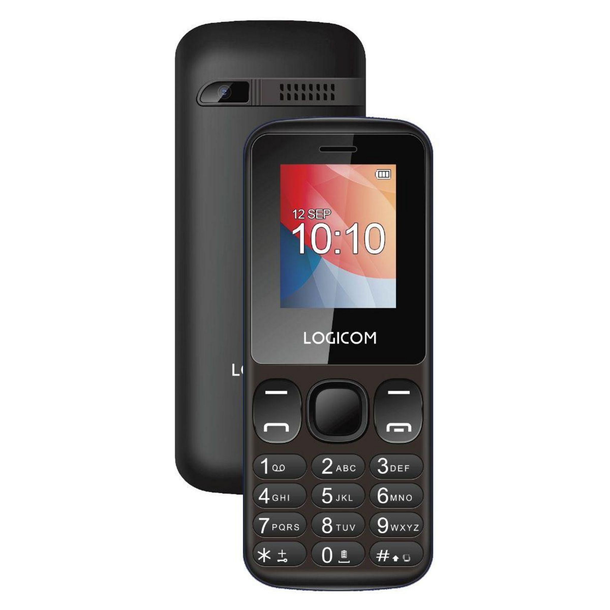 Logicom Téléphone portable Posh 186 Noir 2G pas cher - Auchan.fr