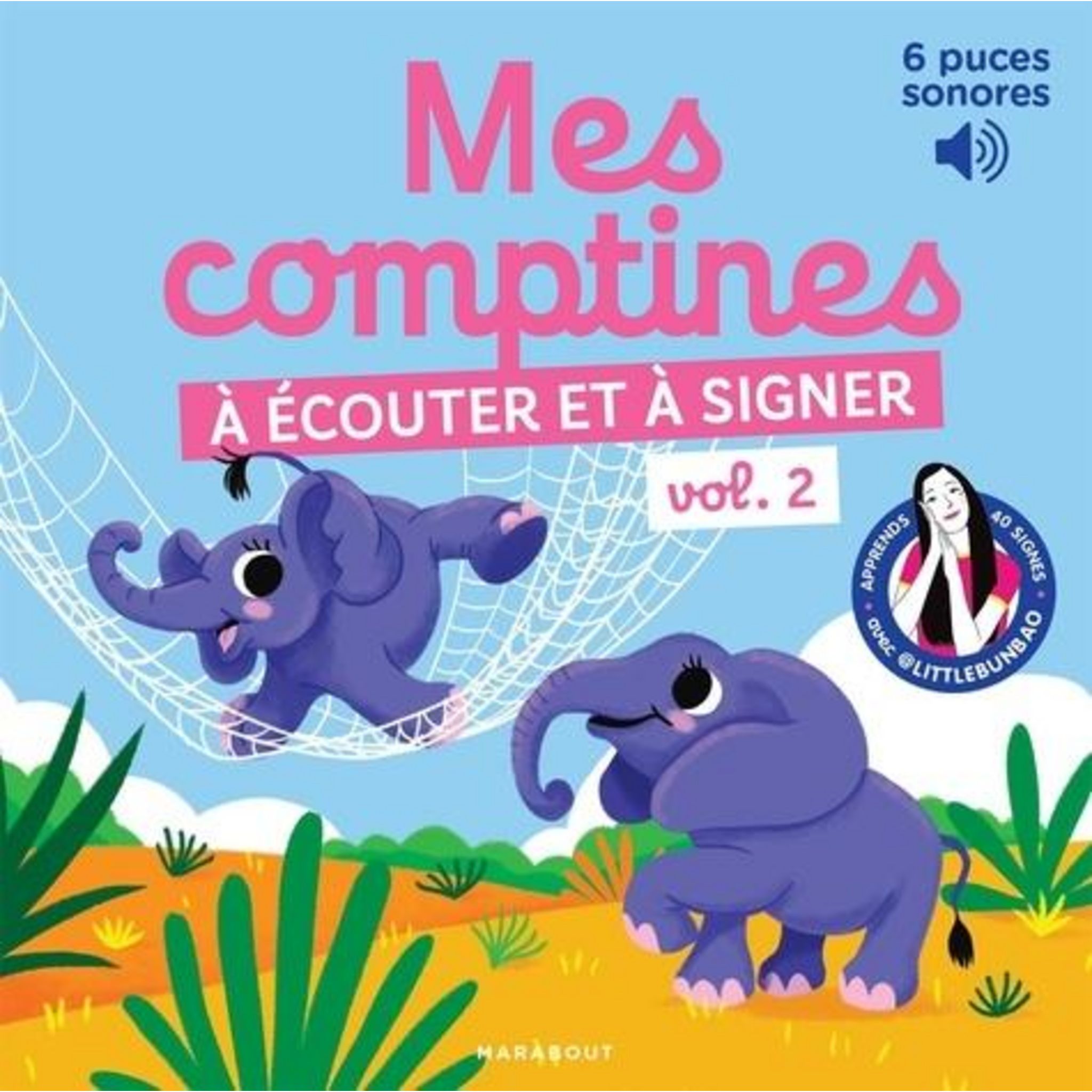 MES COMPTINES A ECOUTER ET A SIGNER. VOLUME 2, Cao Marie pas cher - Auchan.fr