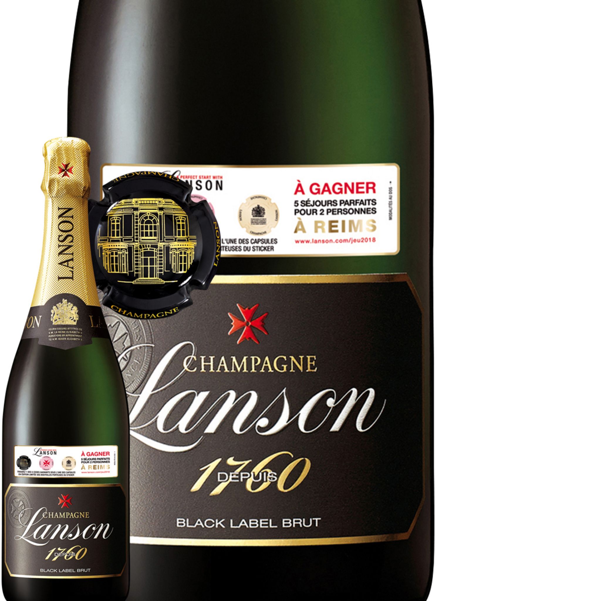 Lanson Champagne Brut Lanson Black Label Brut pas cher - Auchan.fr