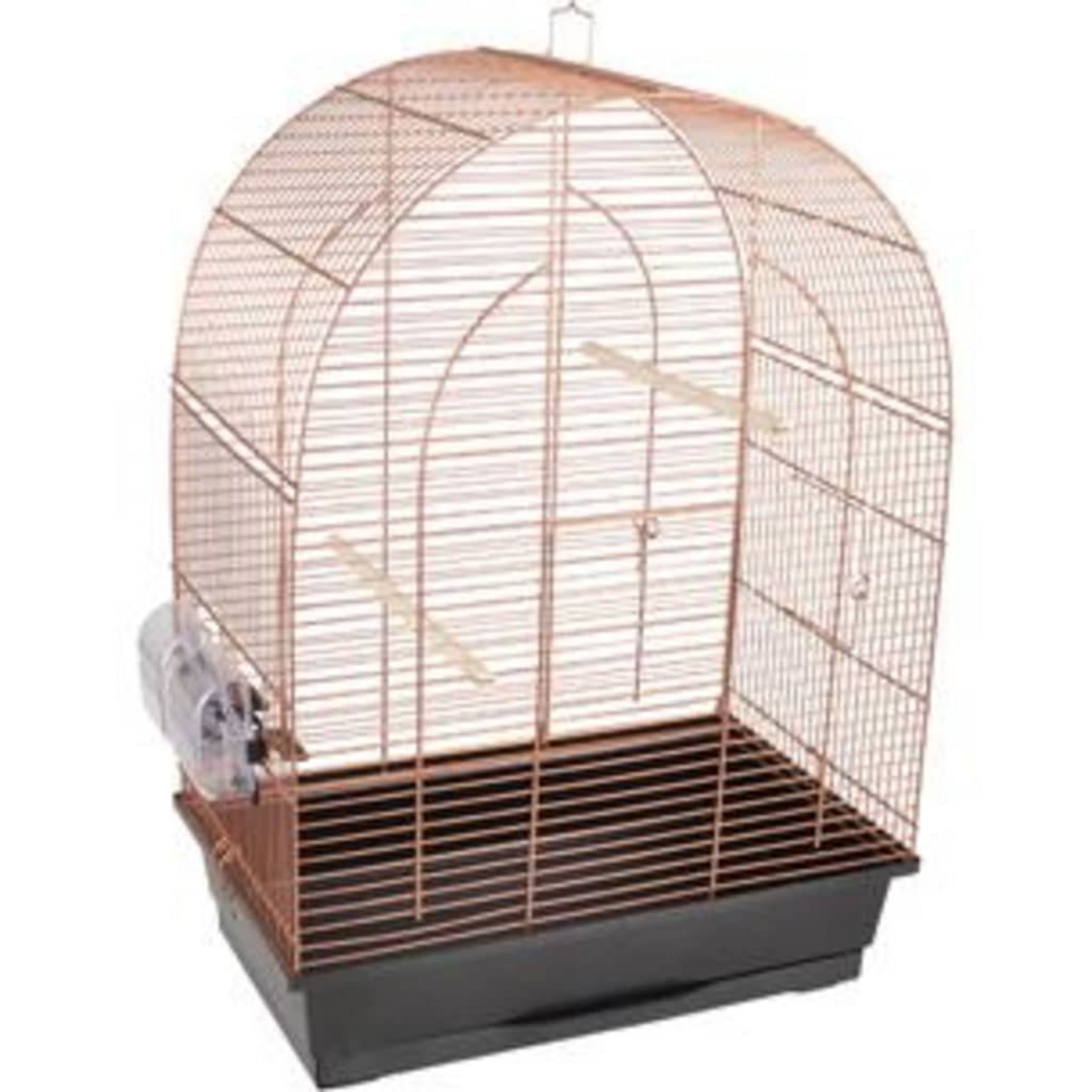 Flamingo FLAMINGO Cage a oiseaux Klara 2 Cuivre 45x28x62,5 cm pas cher ...