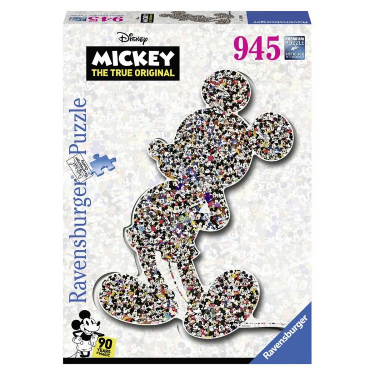 RAVENSBURGER RAVENSBURGER Shaped Birthday Mickey, 945st. pas cher ...