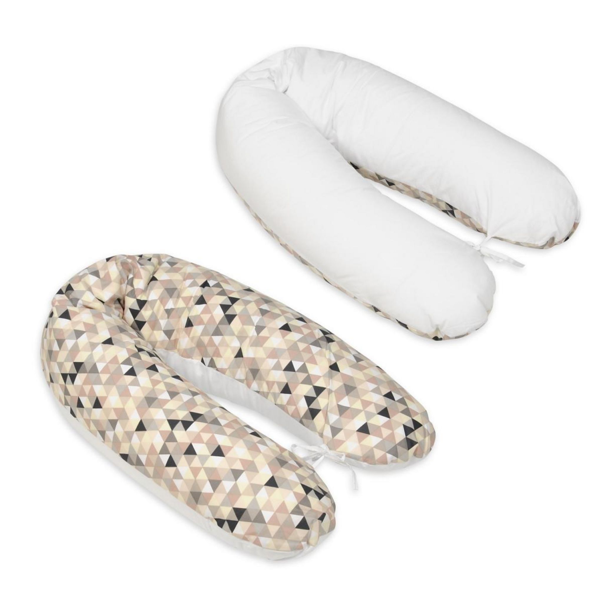 Coussin maternité pre/post natal usages multiples triangles beiges ...