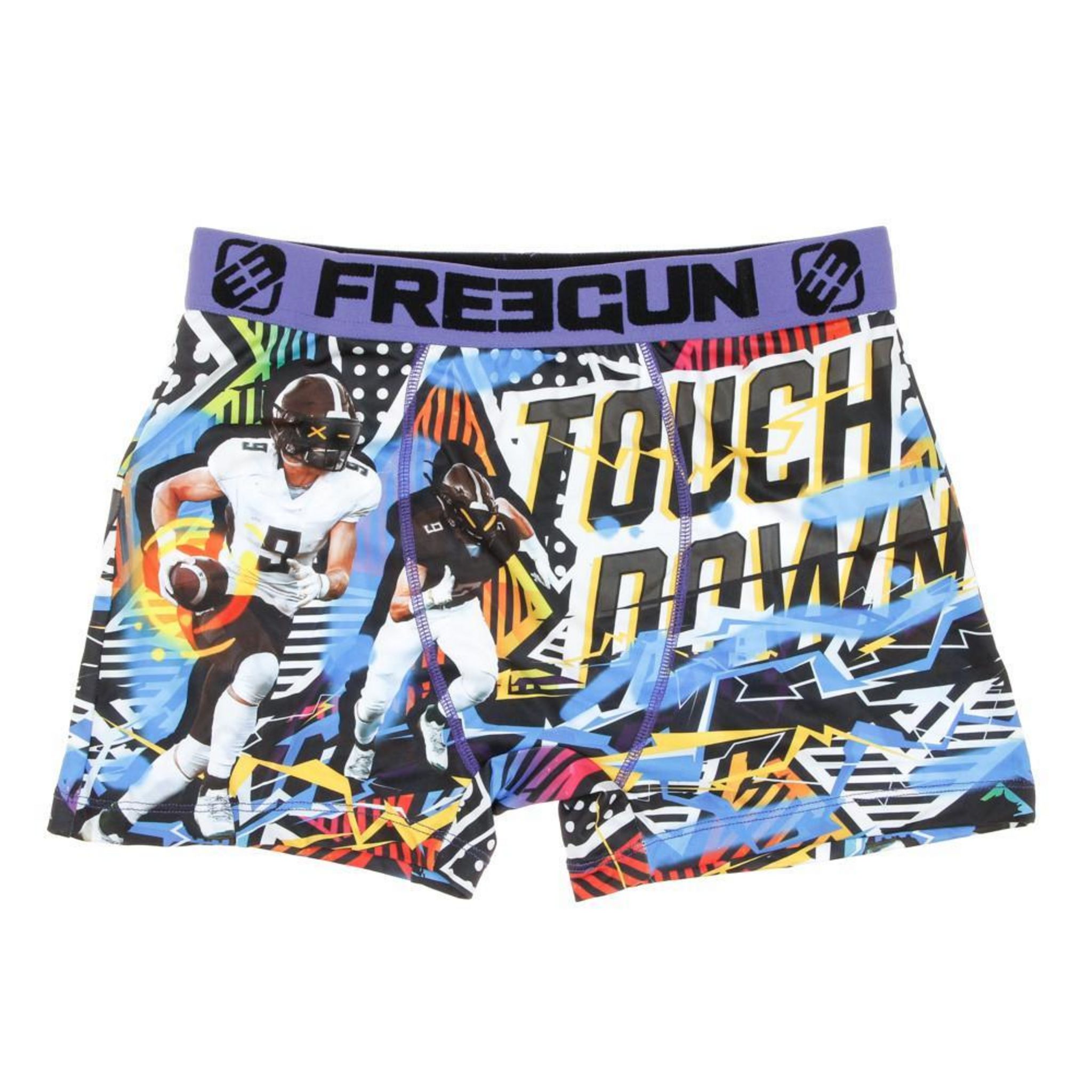 FREEGUN Boxer /Jaune Homme Freegun American Football pas cher - Auchan.fr