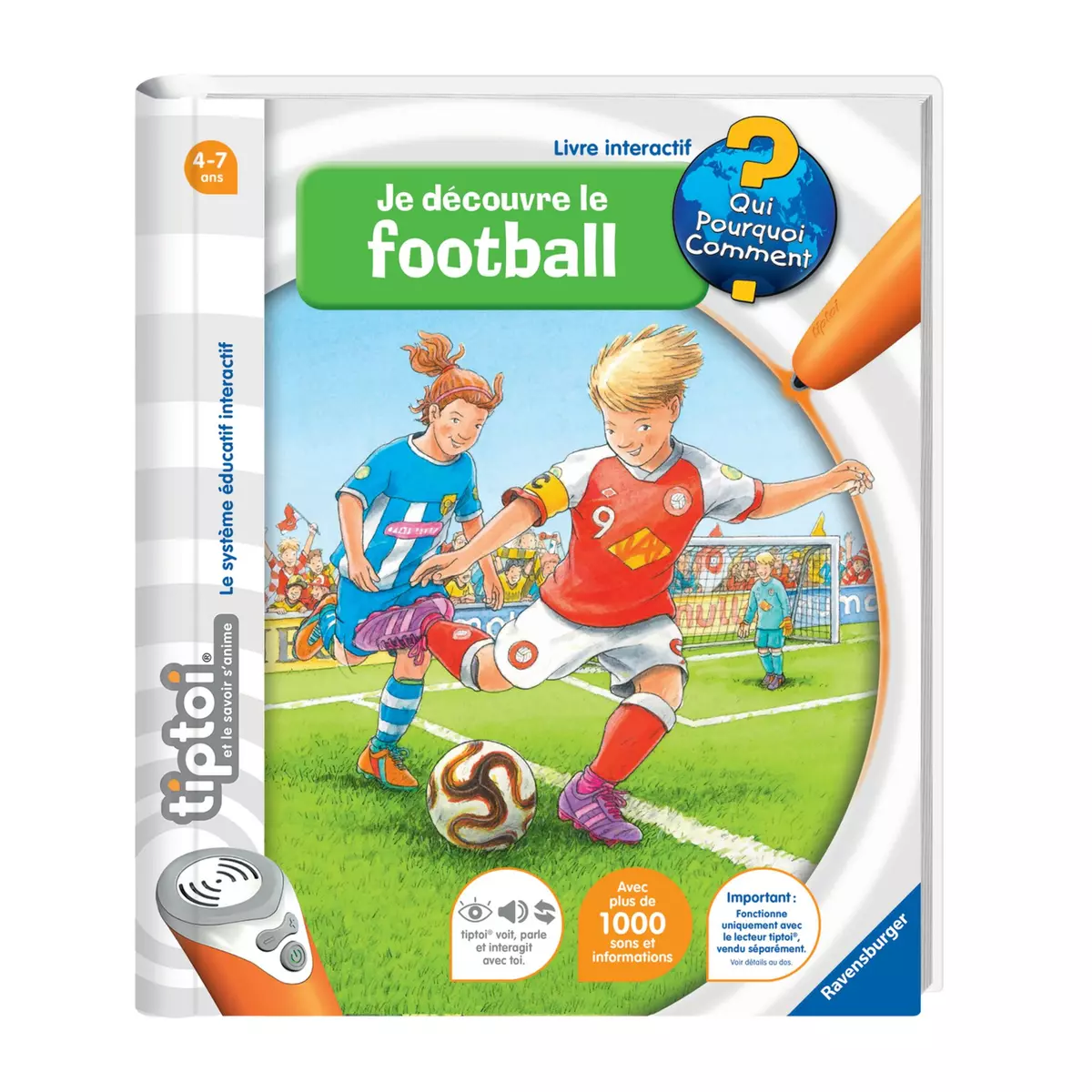 RAVENSBURGER Tiptoi - Livre interactif Je découvre le football pas cher ... RAVENSBURGER Tiptoi - Livre interactif Je découvre le football pas cher ...