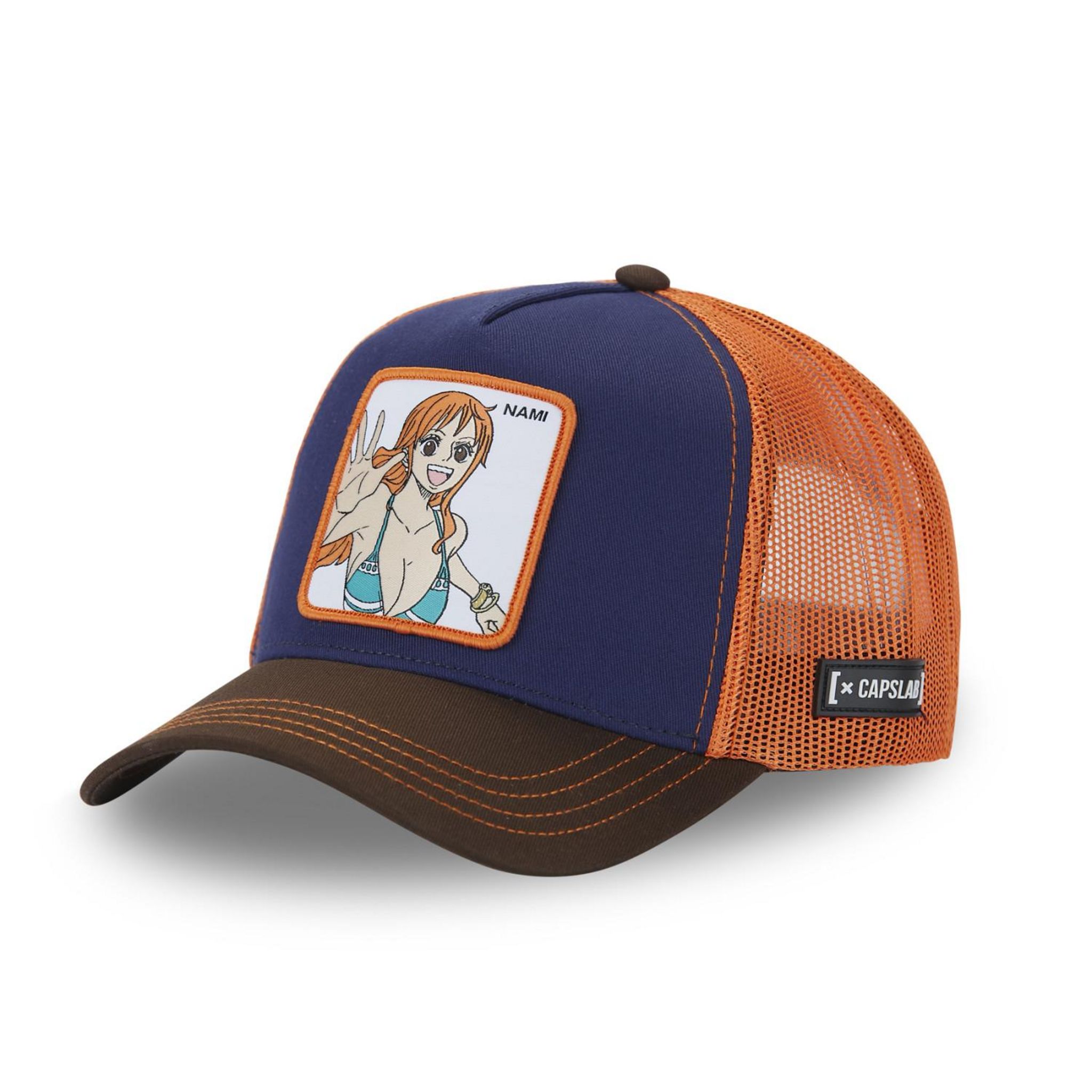 CAPSLAB Casquette trucker avec filet One Piece Nami pas cher - Auchan.fr