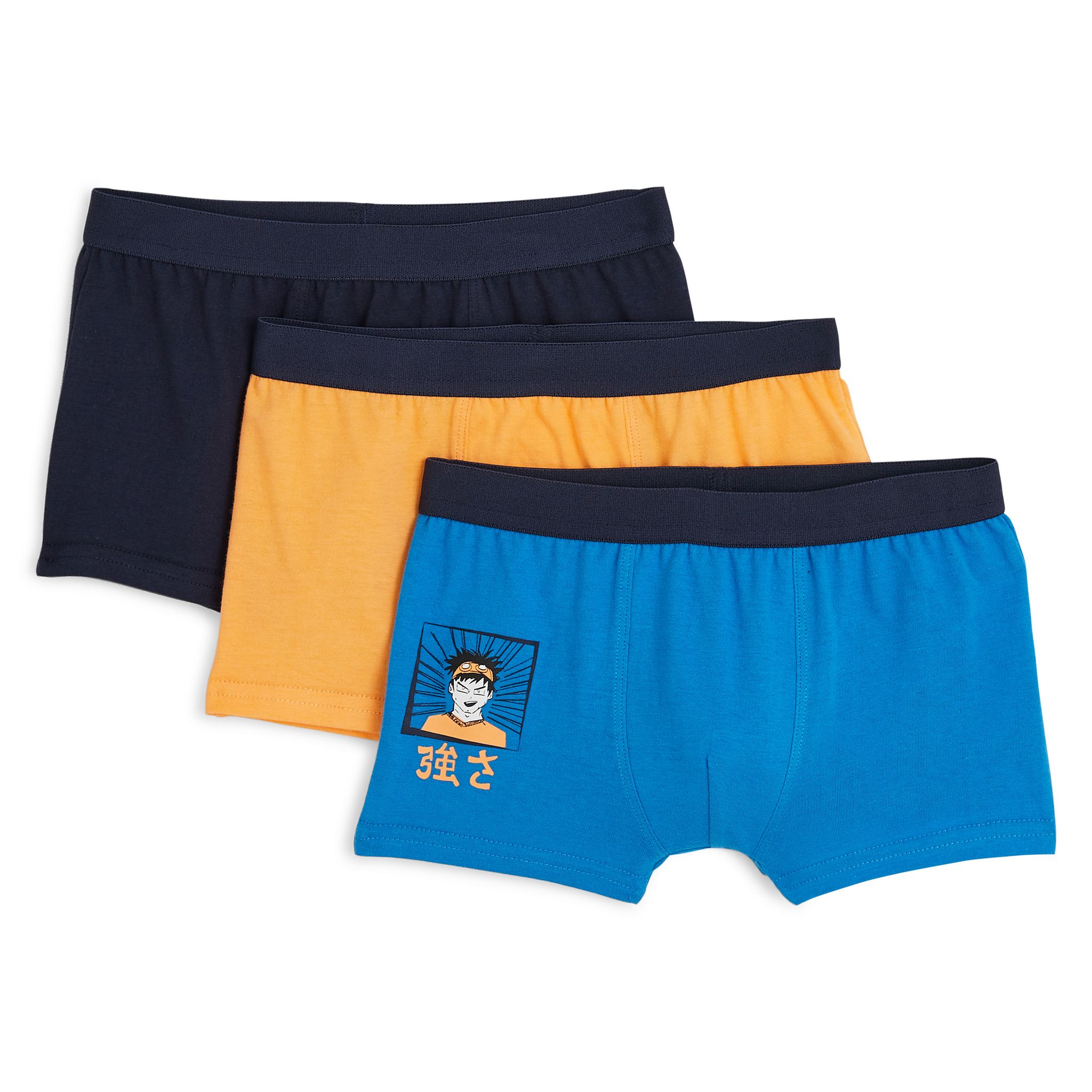INEXTENSO Lot de 3 boxers manga garçon pas cher - Auchan.fr