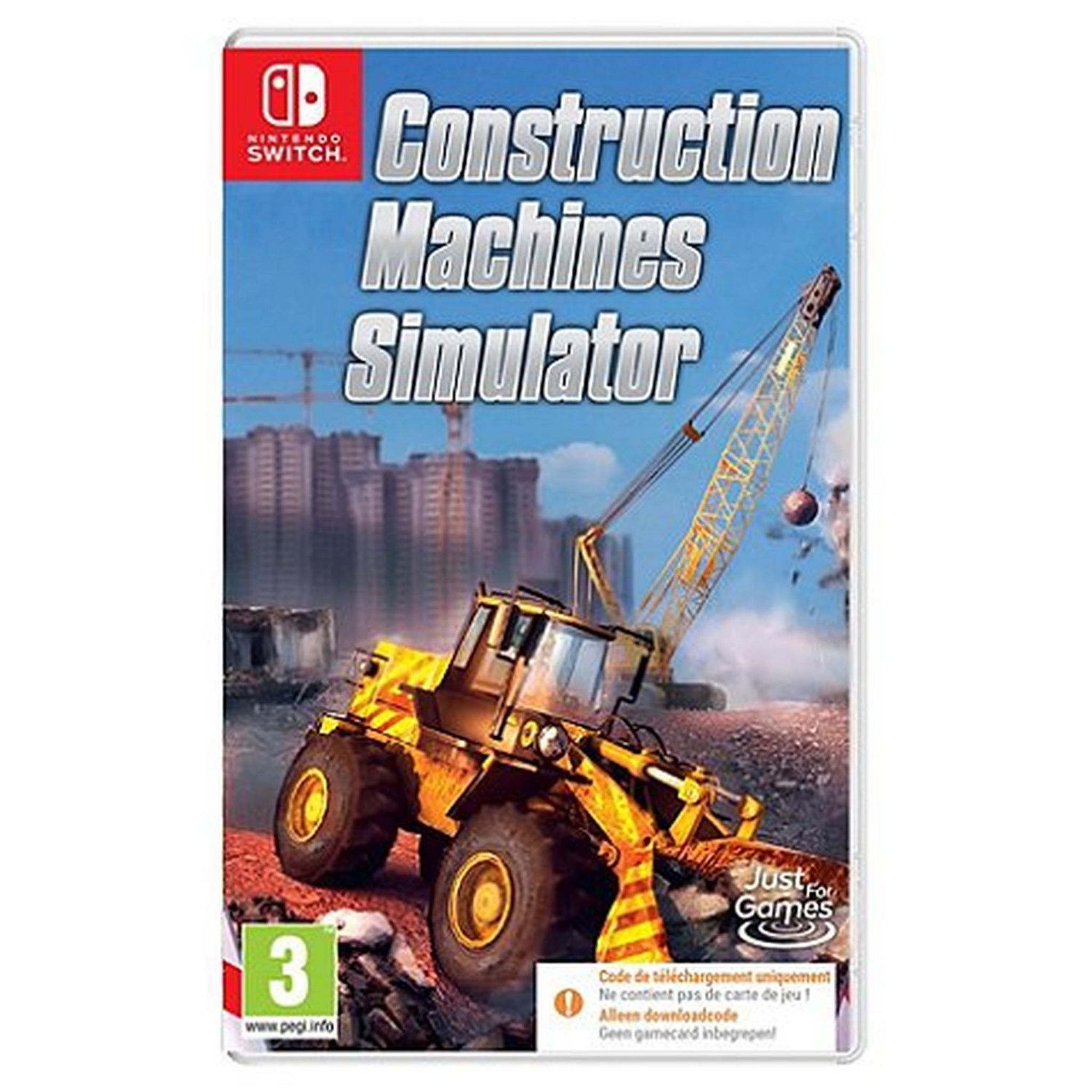 Construction Machines Simulator Nintendo Switch - Code de Téléchargement pas cher - Auchan.fr