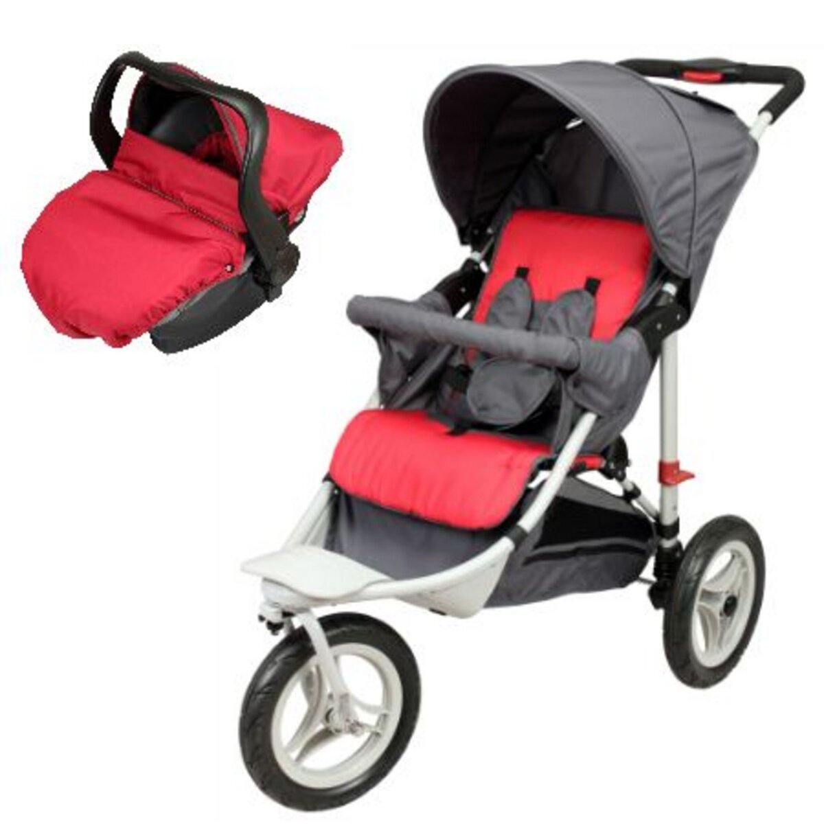 BAMBISOL Poussette combiné duo Swing pas cher - Auchan.fr