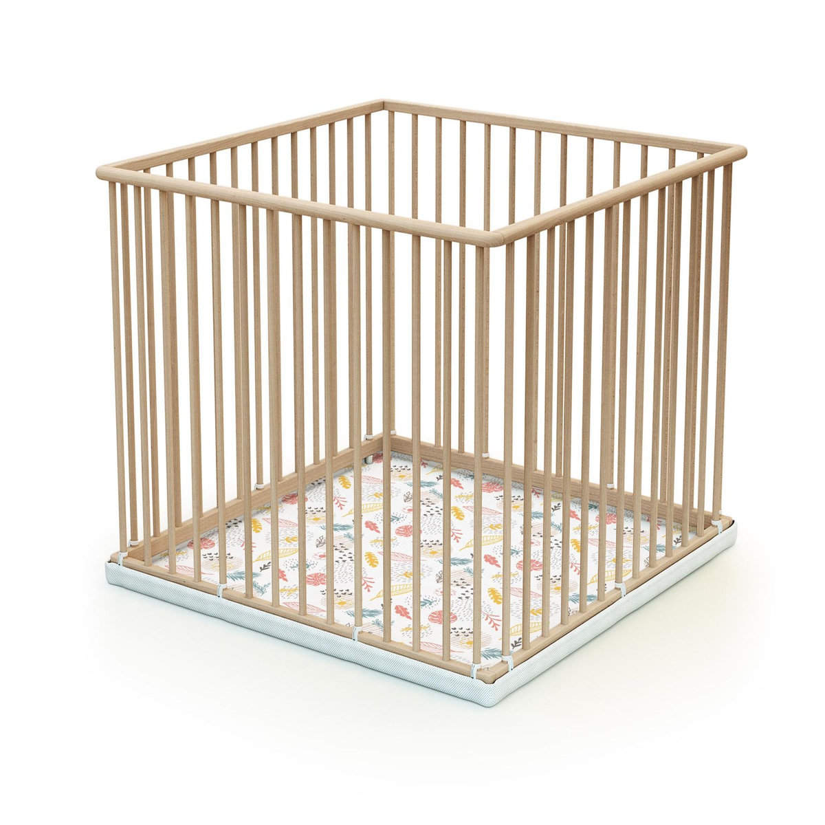 WEBABY Parc bébé en bois pas cher - Auchan.fr