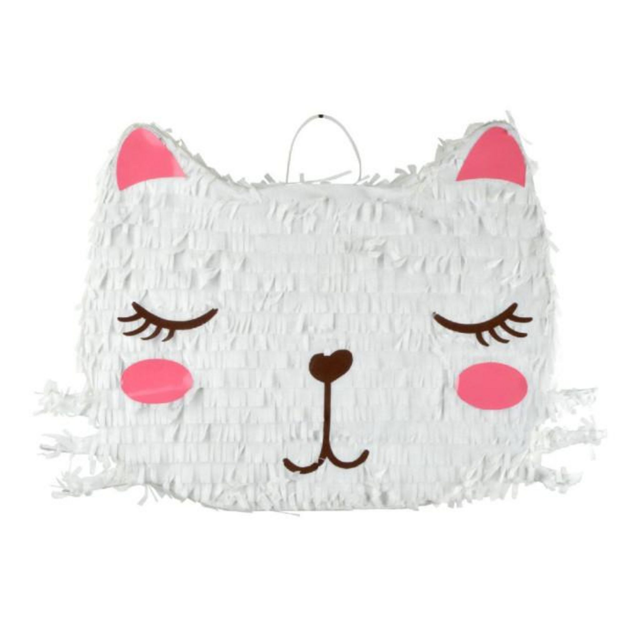 Paris Prix Pinata d'Anniversaire Chat 32cm Blanc pas cher - Auchan.fr