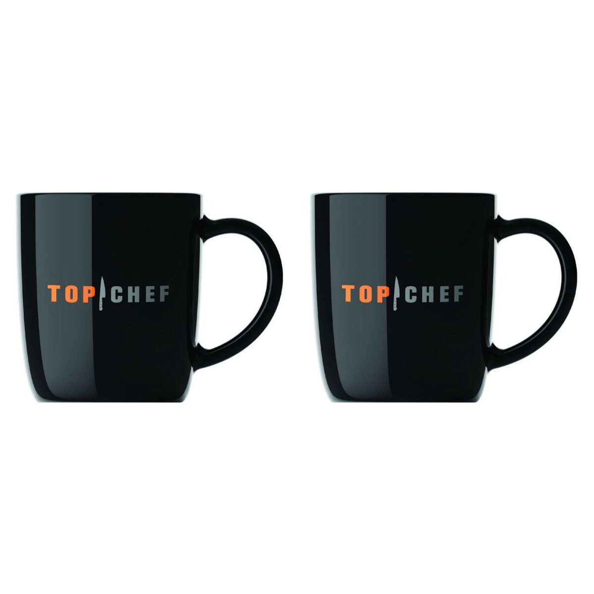 TOP CHEF Set de 2 mugs pas cher - Auchan.fr