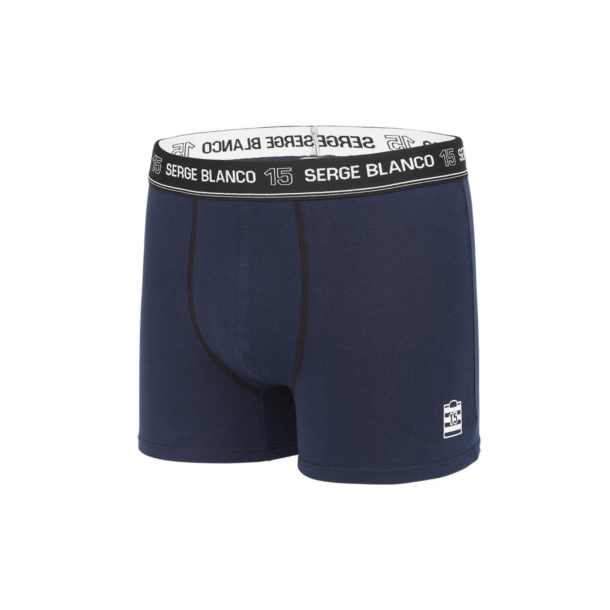 SERGE BLANCO Boxer coton homme Colored Class' pas cher - Auchan.fr