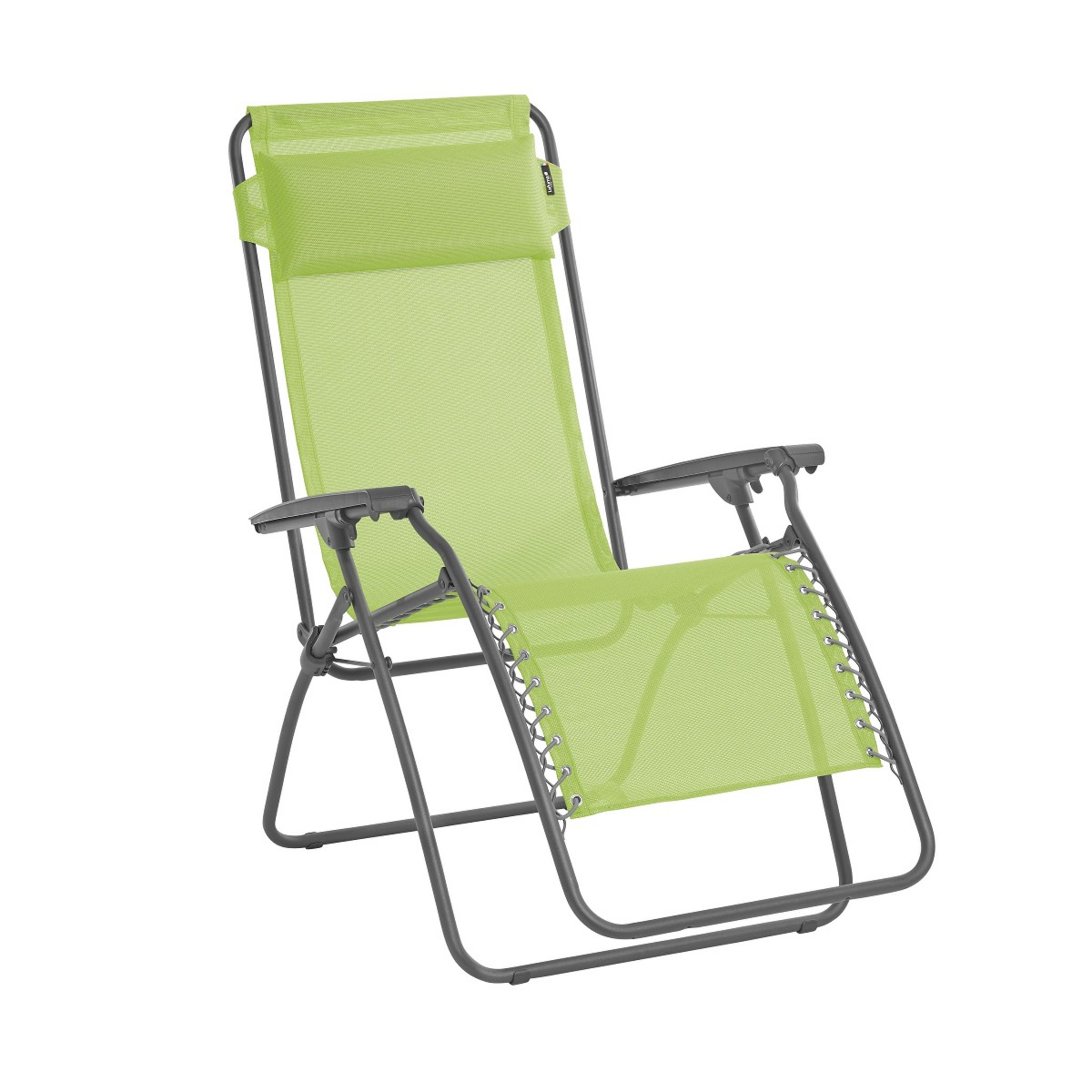 LAFUMA Fauteuil relax pliant multipositions pomme RT2 pas cher - Auchan.fr