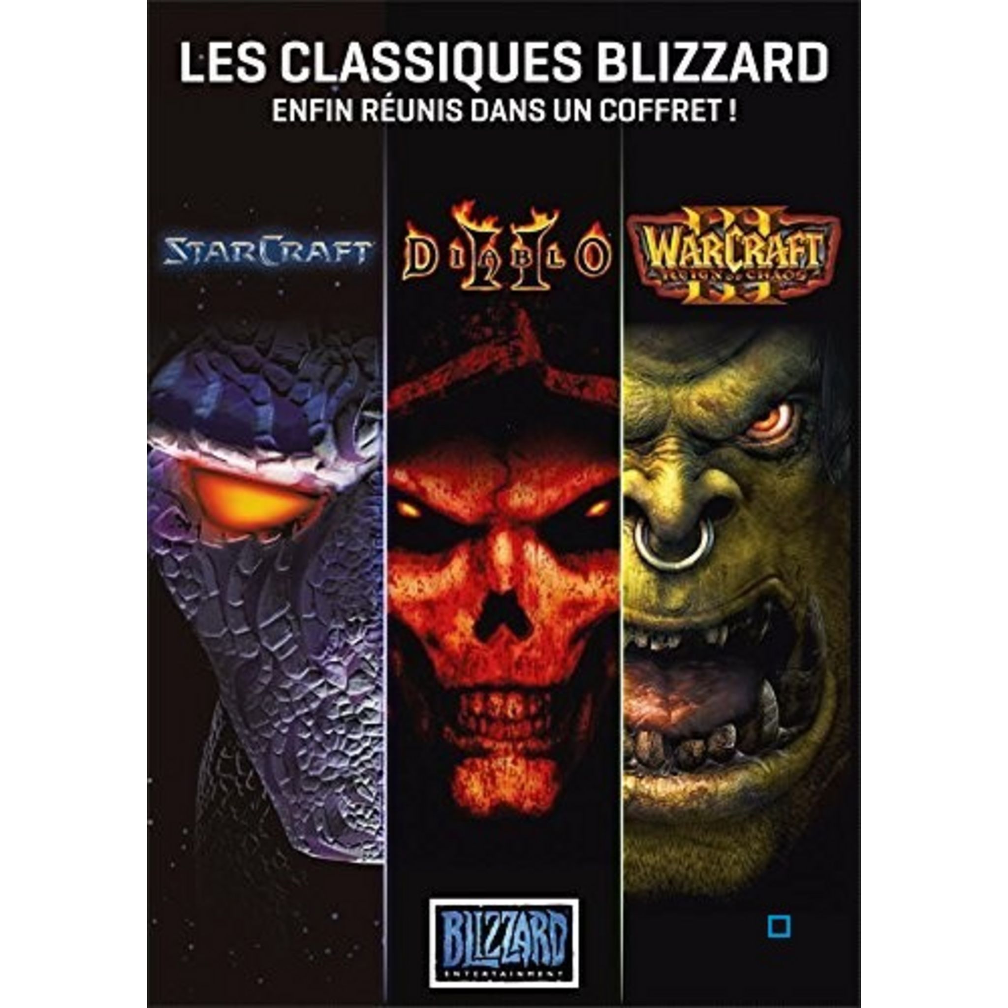 Coffret Blizzard : Diablo II + Starcraft + Warcraft III & Extensions PC ...